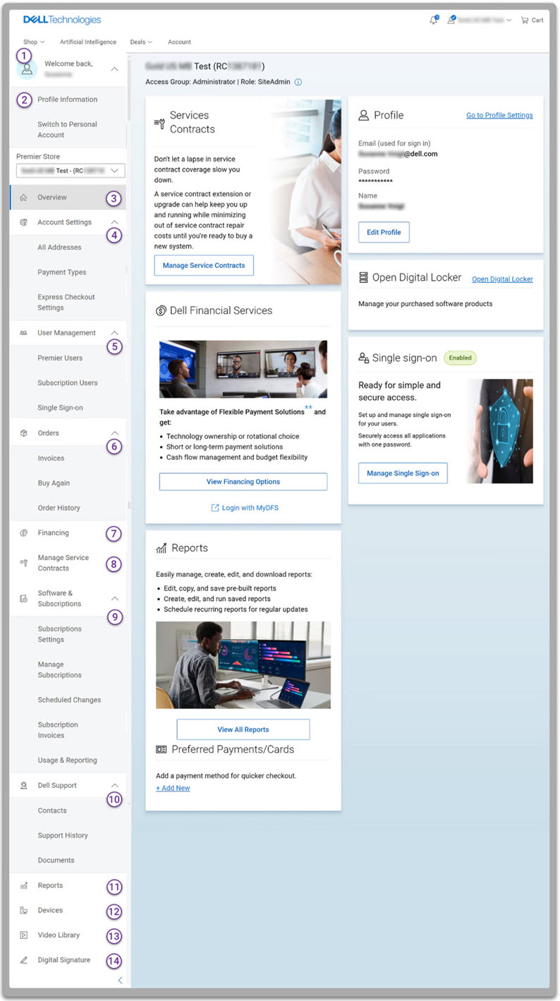 Welcome to the Premier Account experience | Dell Canada