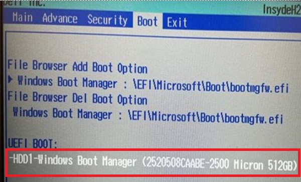 Laptop Does Not Boot When Naming the Bootable Device with a Hyphen in ...