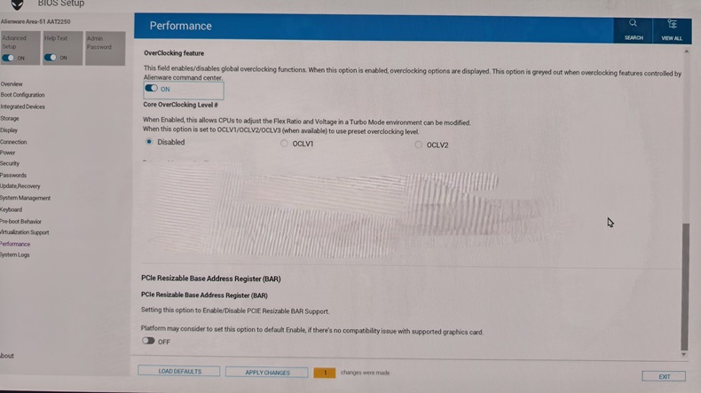 The Alienware Area-51 AAT2250 Might Not Power On with Third-party XMP ...