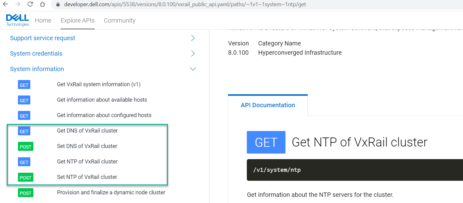 VxRail: How to Change NTP Server IP on VxRail 8.0.x and 7.0.x Releases Using the REST API | Dell US