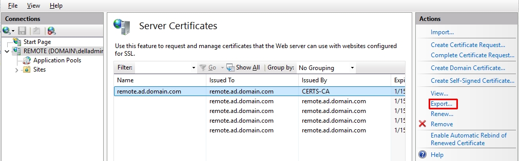 Windows Server: How to Use Trusted Certificates with Remote Desktop ...