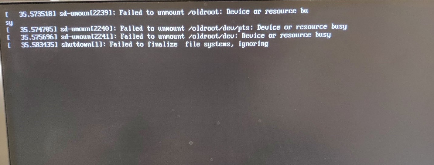 Error Message is Shown if Pressing F12 When System with Ubuntu 20.04 is Rebooting or Shutting ...