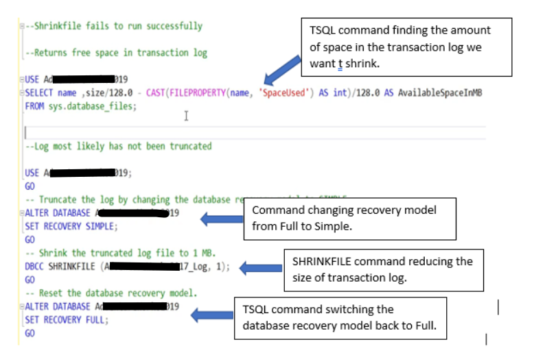 Reduzca el registro de transacciones de Microsoft SQL Server de manera ...