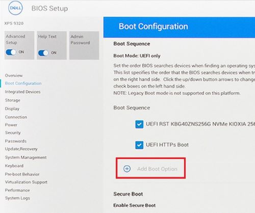 How to Enable Boot from CD or DVD Option with UEFI Boot Mode Enabled ...