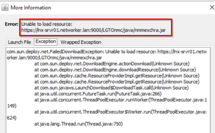 NetWorker: NMC Launcher fails to connect to NMC after upgrade to ...