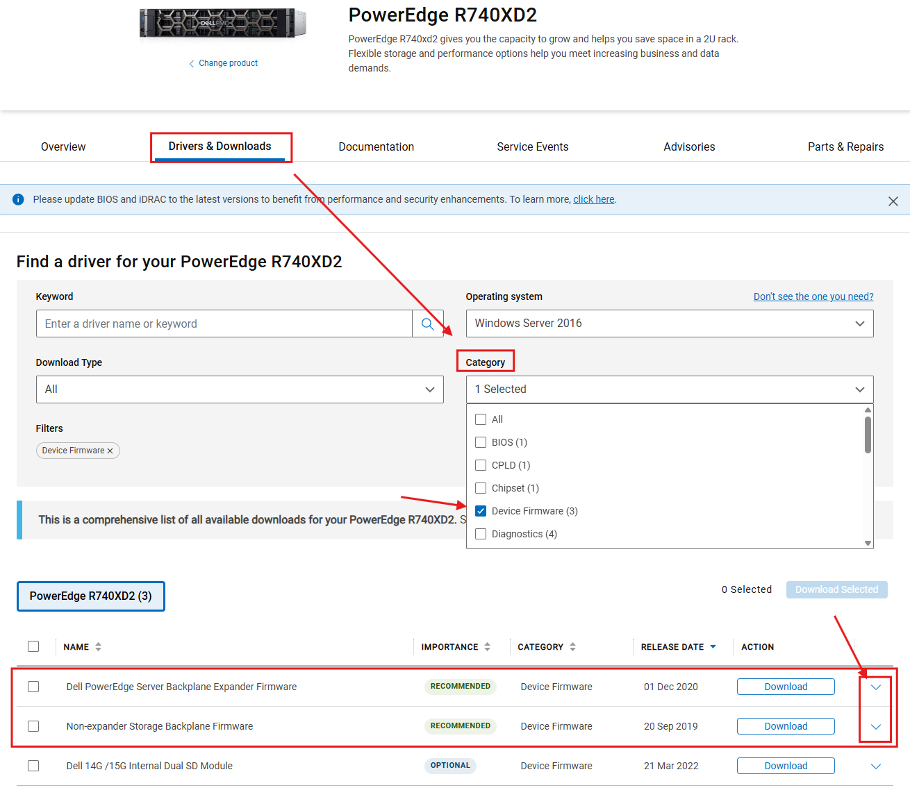 PowerEdge: How to do Firmware Updates for every Important Component ...