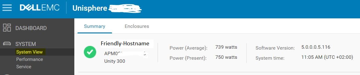 Dell EMC Unity - How to find the Serial Number to log a case when using ...