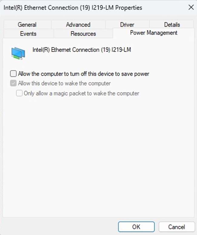 Network Disconnection Issues on Intel Ethernet Connection I219-LM | Dell US