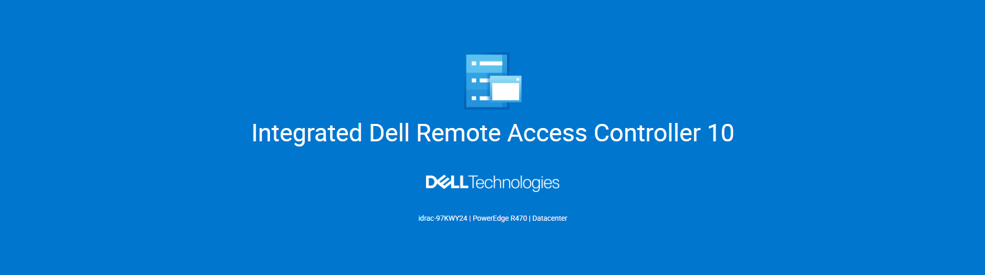 PowerEdge: Support for Integrated Dell Remote Access Controller 10 ...