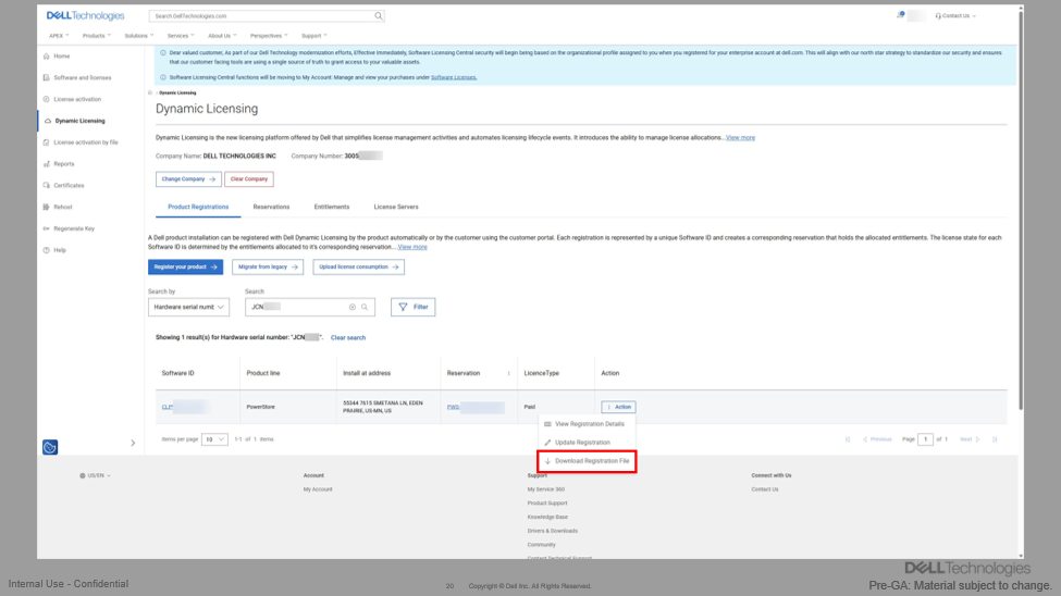 PowerStore: Offline License Registration for PowerStoreOS 4.3 or Later ...