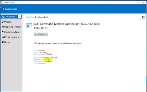 Dell Command Integration Suite Default Path for Applications | Dell US