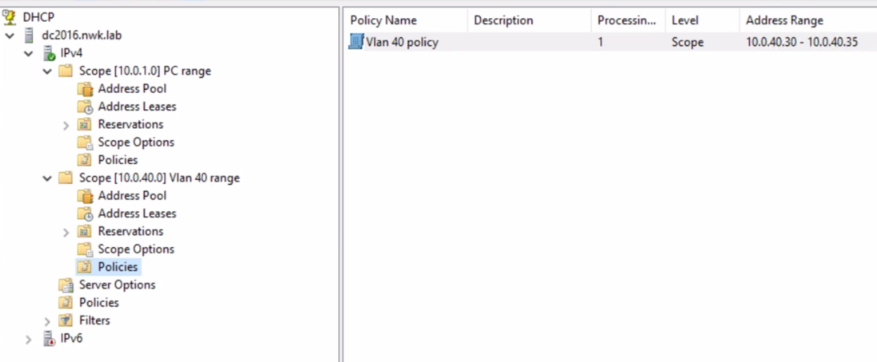 PowerEdge: DHCP 릴레이 에이전트 옵션 82 회선 ID 및 원격 ID를 처리하도록 Windows DHCP 서버를 ...