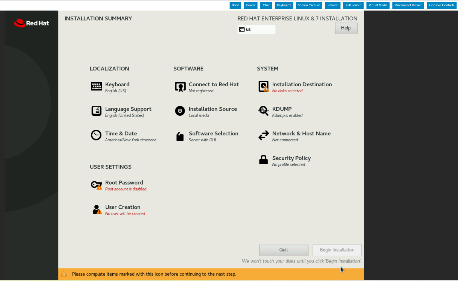 RHEL: How to install Red Hat Enterprise Linux with a custom manual storage partition | Dell Brasil