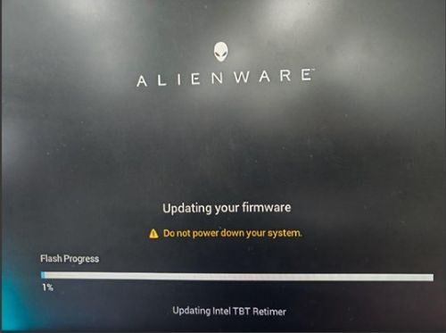 Computer Stops at Updating Intel Tbt Retimer During BIOS Update | Dell ...