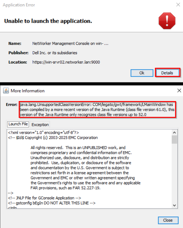 NetWorker: How to Access NMC After Upgrading To 19.13 (or later) | Dell US