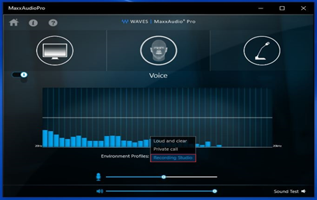 El audio grabado se distorsionaba cuando se reproducía desde Waves ...