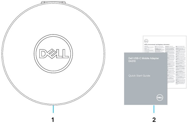 Användar- och felsökningsmanual för Dell Pro 7-i-1 USB-C Travel Hub ...