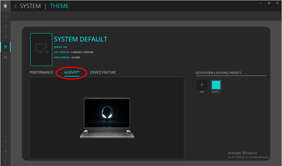 Alienware Command Center Not Showing Go Dark and Go Dim Commands | Dell US