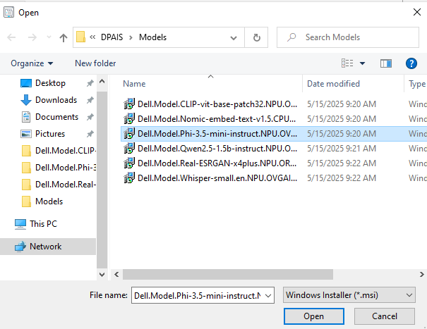 How to Package Phi-3.5-Mini-Instruct for Intel x64 Processors for Microsoft Configuration ...