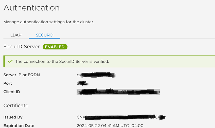 PowerStore: Invalid ClientID for SecurID configuration | Dell India