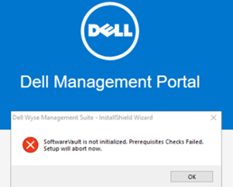 Dell Wyse Management Suite Update to 5.x Fails With "Software Vault is ...