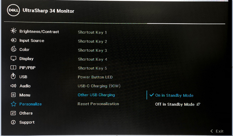 Dell Monitor in Standby Connected to Mac Cannot Charge Tablet | Dell St ...