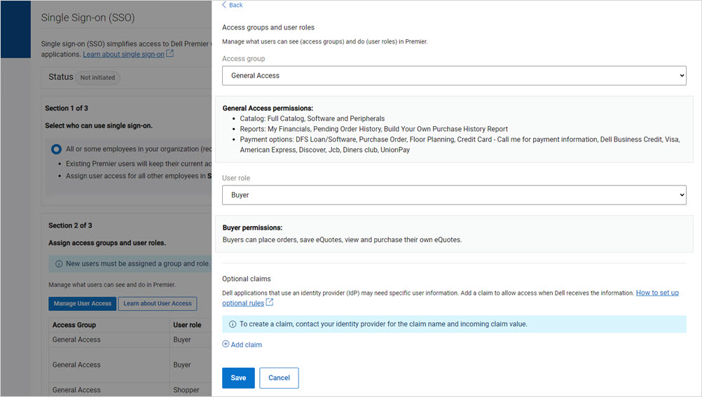 Set up Single Sign-on (SSO) in Dell Premier | Dell India