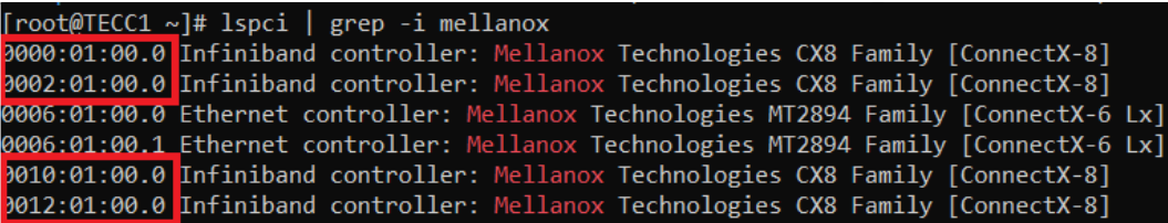 PowerEdge M7725, XE8712: NVIDIA ConnectX-8 NIC RDMA Performance Below ...