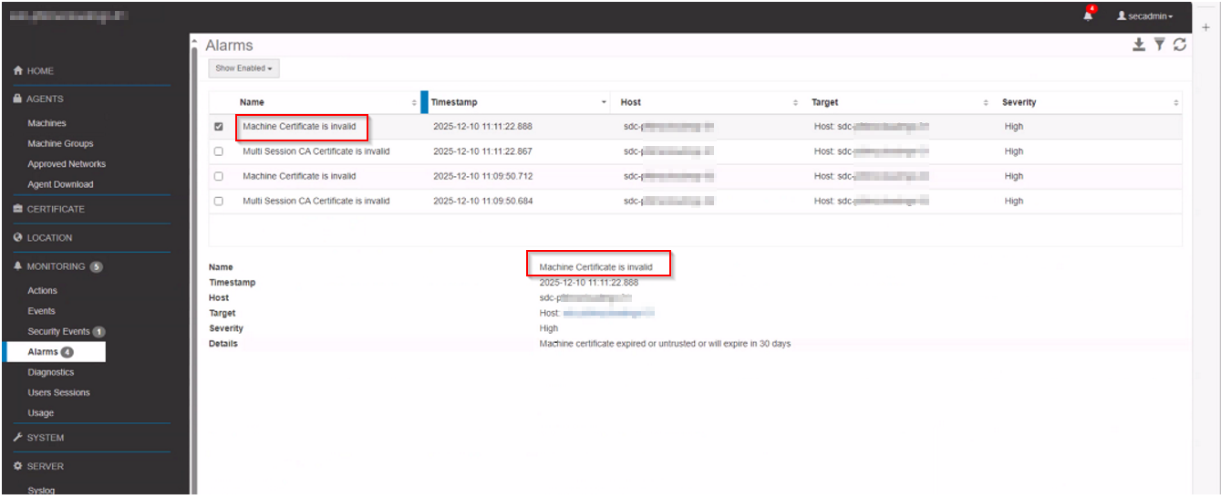 PowerFlex: Machines are in a disconnected state after upgrade Cloudlink ...