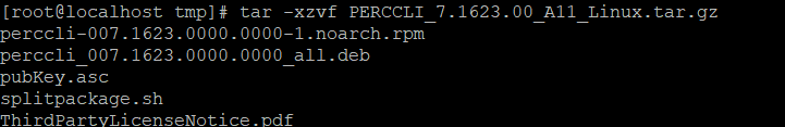 PowerEdge: Linux系统中PERCCLI安装和收集TTY日志 | Dell 中国