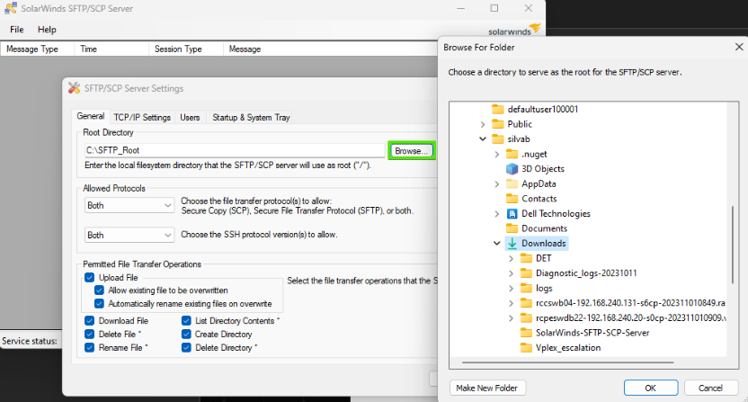 Connectrix: How to Configure SolarWinds SFTP or SCP Server for Brocade ...