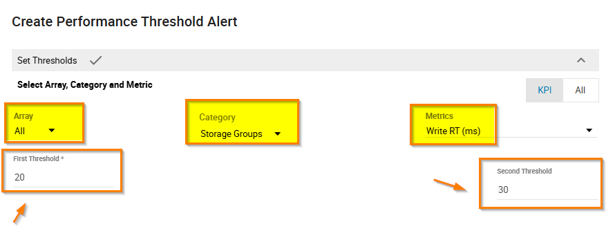Unisphere Alert: Write response time (x.x) exceeds threshold (0.0) [DEV ...