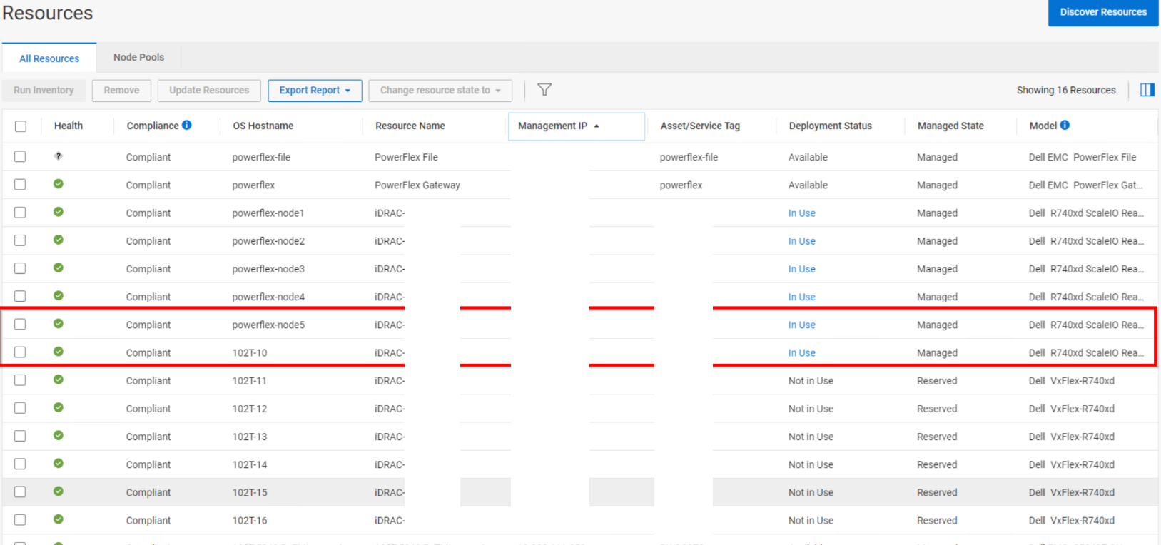 Powerflex Co Linux Deployments Ism Not Installed Os Hostname Incorrect In Ui Dell Dell Support