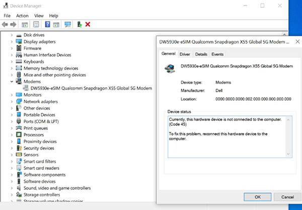 Latitude 5430 Rugged Laptop Cannot Shut Down using WWAN and Type-C AC ...