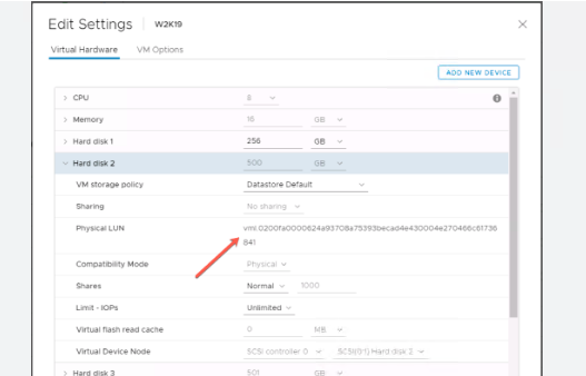PowerFlex: SVM deployment automation creates NVMe drives as RDMs | Dell US
