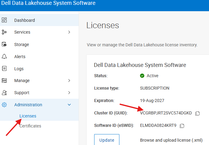 Dell Data Lakehouse: How to Provide dvpower Access Details for Dell ...