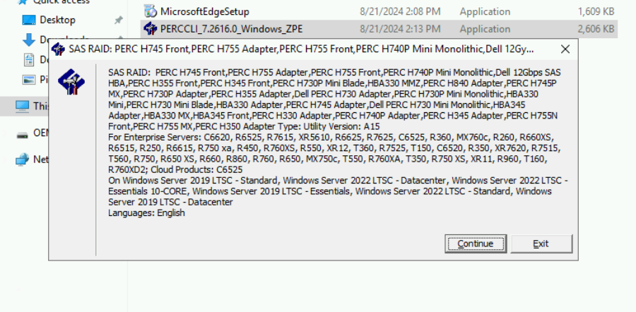Install PERCCLI and collect TTY logs on Windows systems | Dell India
