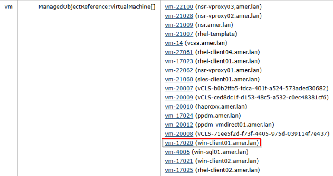 NVP-vProxy: How To Identify a VM Name From the UUID Presented In NetWorker | Dell Canada