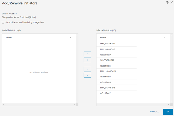 VPLEX: When using HTML-5 GUI in 6.2 through 6.2 P3 the Remove ...