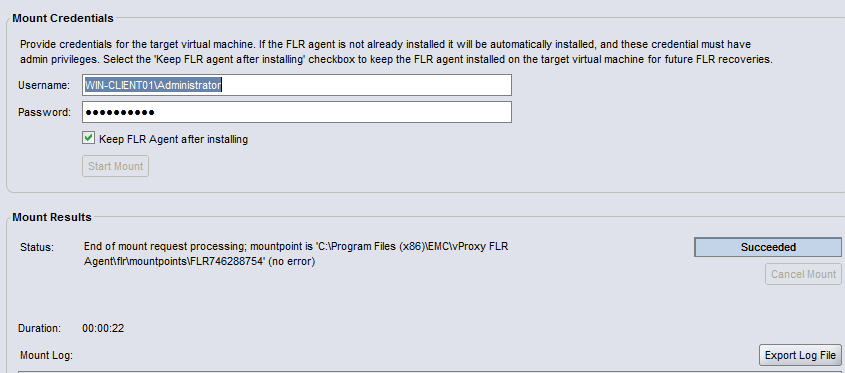NVP vProxy: FLR browse fails with error "No mapping between account names, and security IDs was ...